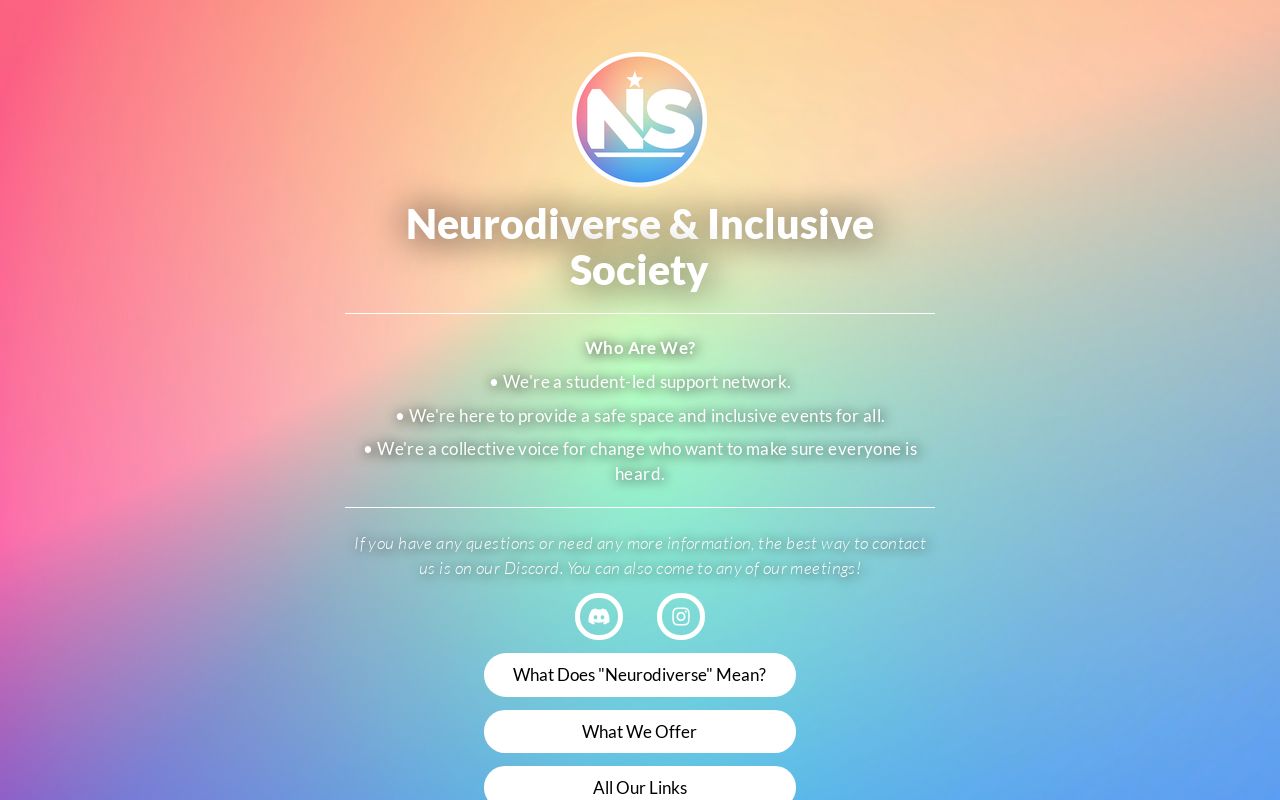 Neurodiverse & Inclusive